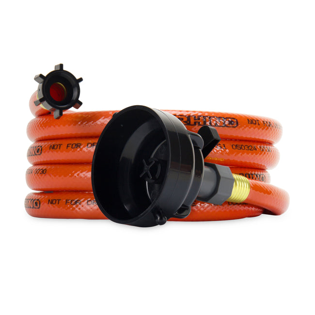 Rhino 10', Clean Out Hose System 5/8" with Rinse Cap