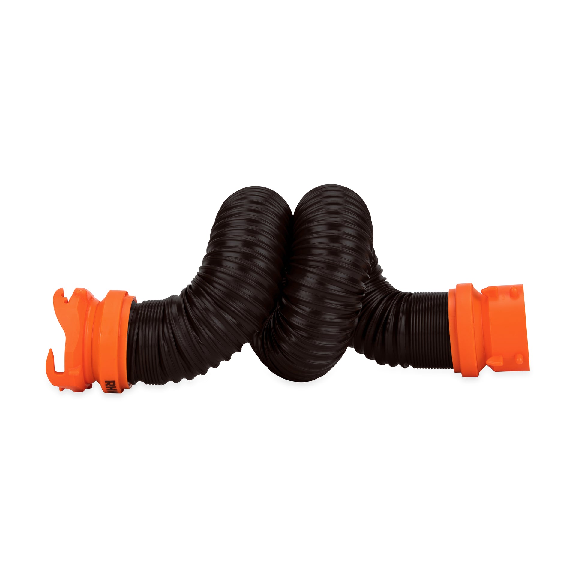 RhinoFLEX 5' Sewer Hose Extension With Swivel Bayonet & Lug